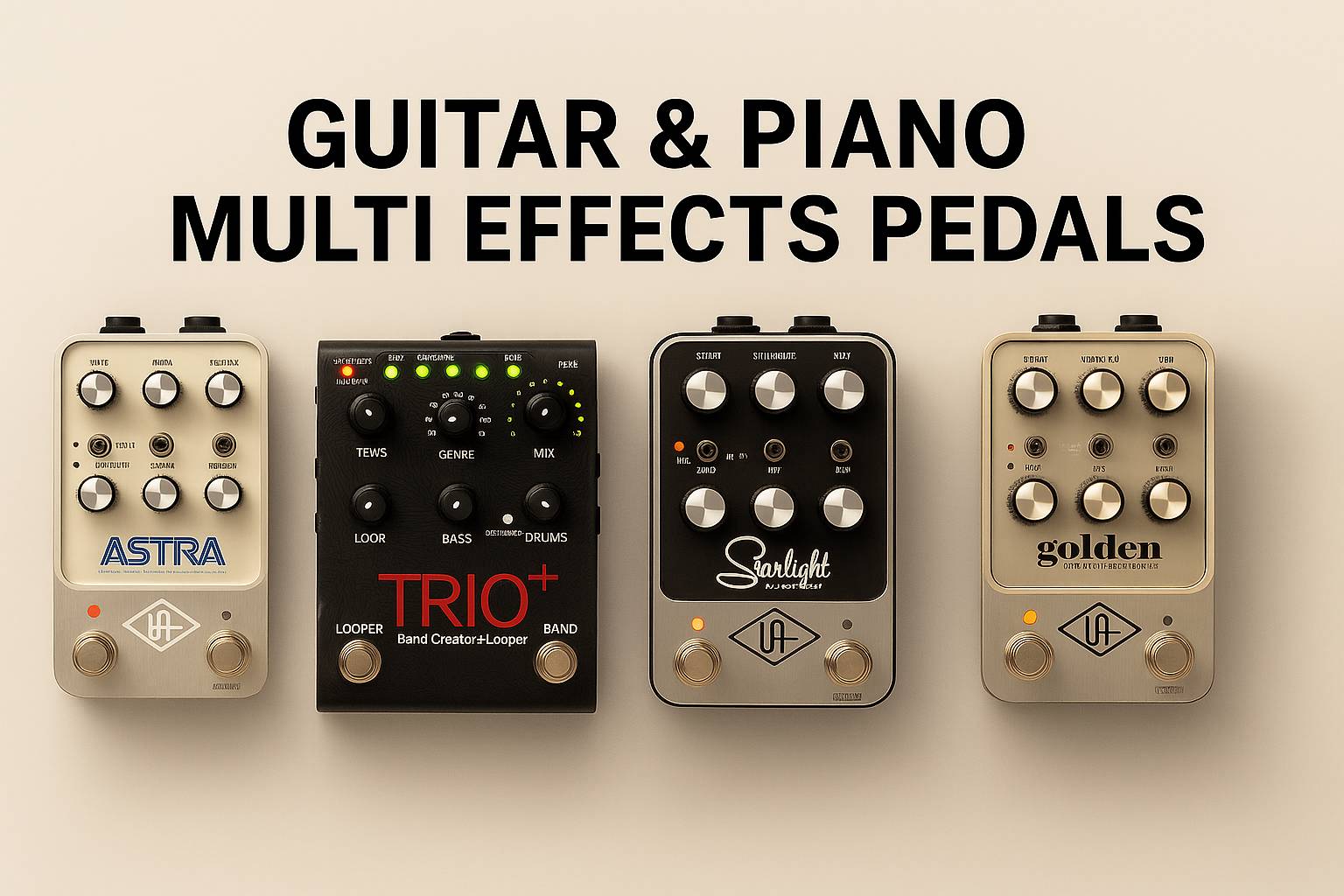 Guitar & Piano Multi Effects Pedals – Reverb, Delay & Modulation FX